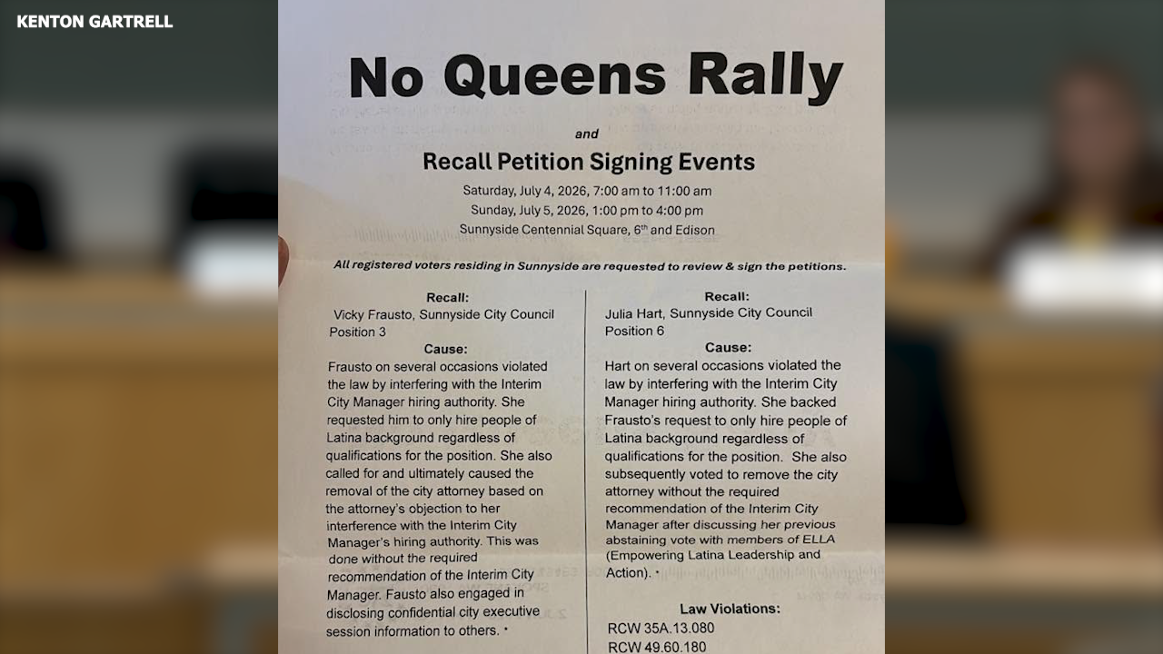 Sunnyside Mayor Vicky Frausto responds to recall petition circulating ...