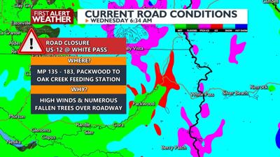 BREAKING: US-12 closed at White Pass due to hazardous conditions | News ...
