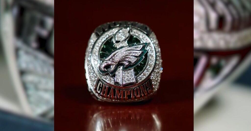 Eagles’ Super Bowl ring features 219 diamonds, 17 sapphires | National ...
