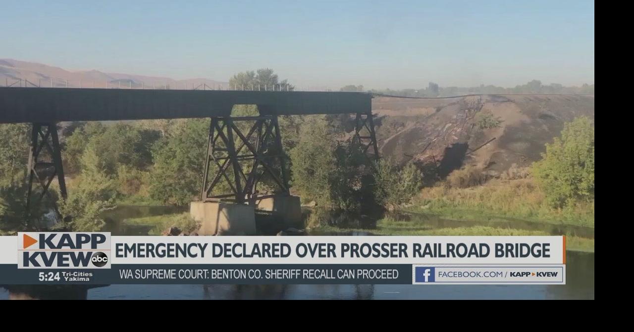 County commissioners declare emergency over Prosser railroad bridge ...