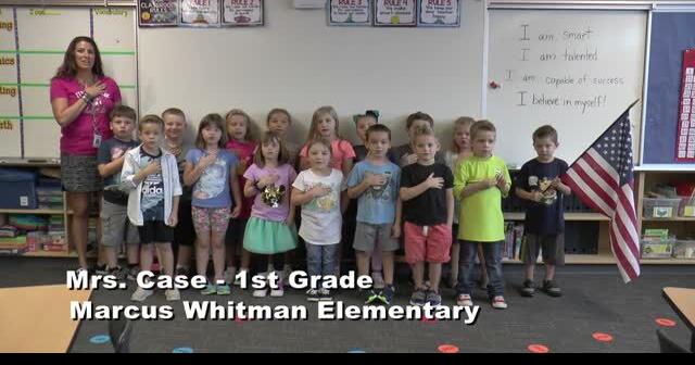 Raise the Flag – Mrs. Case’s 1st grade class at Marcus Whitman ...