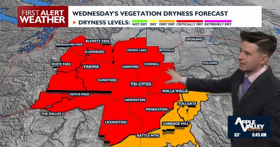 More fire concerns for Wednesday, Friday, & Saturday | Video ...