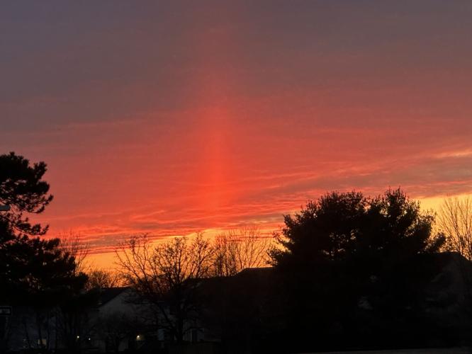 Sunset Sunbeam Captured From Pasadena Wednesday 2/19 | News | arundel.news