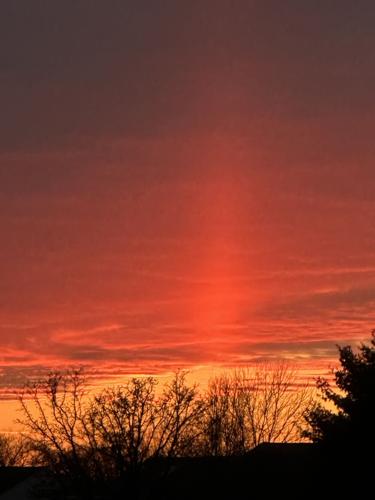 Sunset Sunbeam Captured From Pasadena Wednesday 2/19 | News | arundel.news