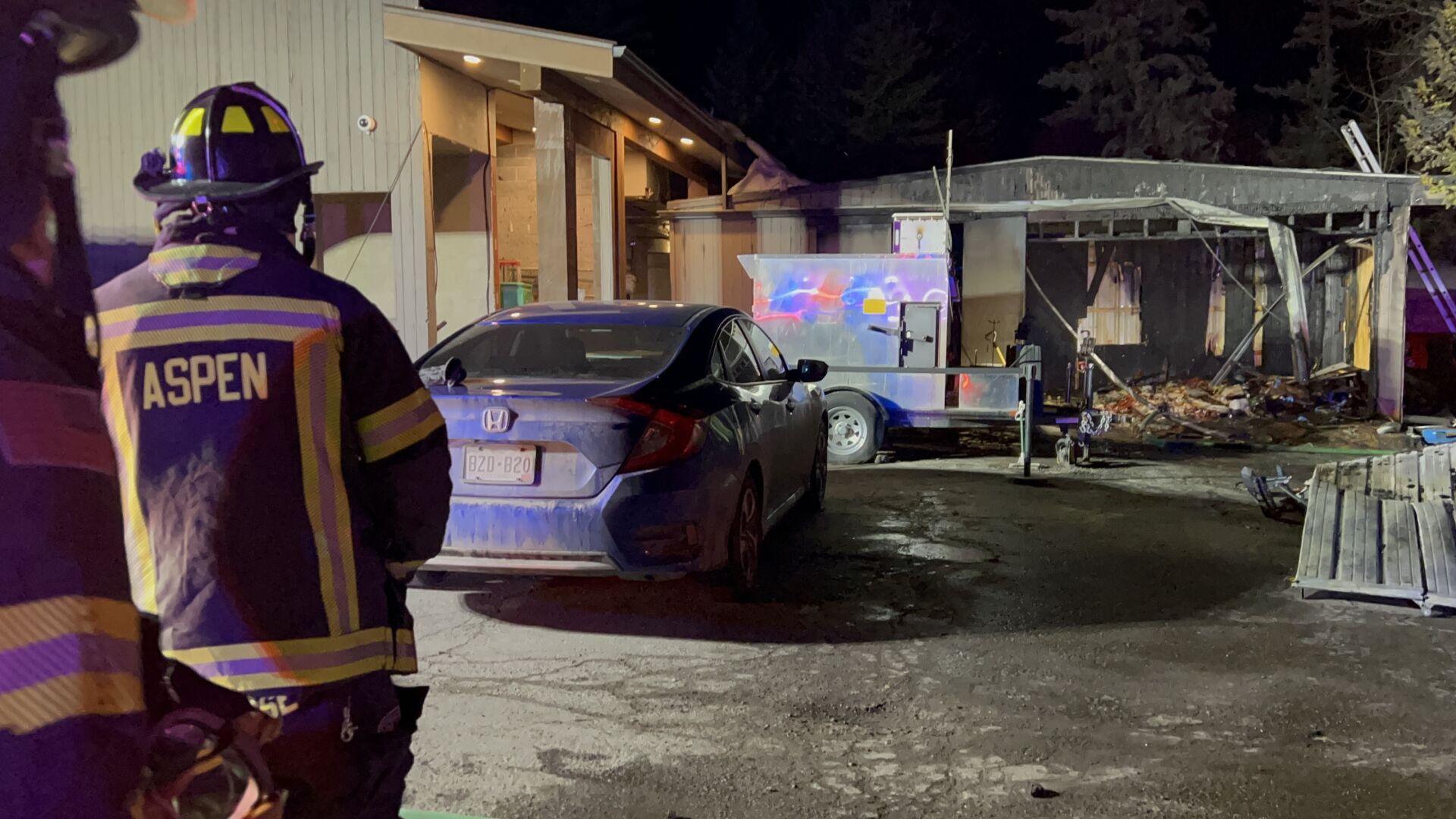 Aspen Fire investigates garbage-shed blaze outside Home Team | News ...