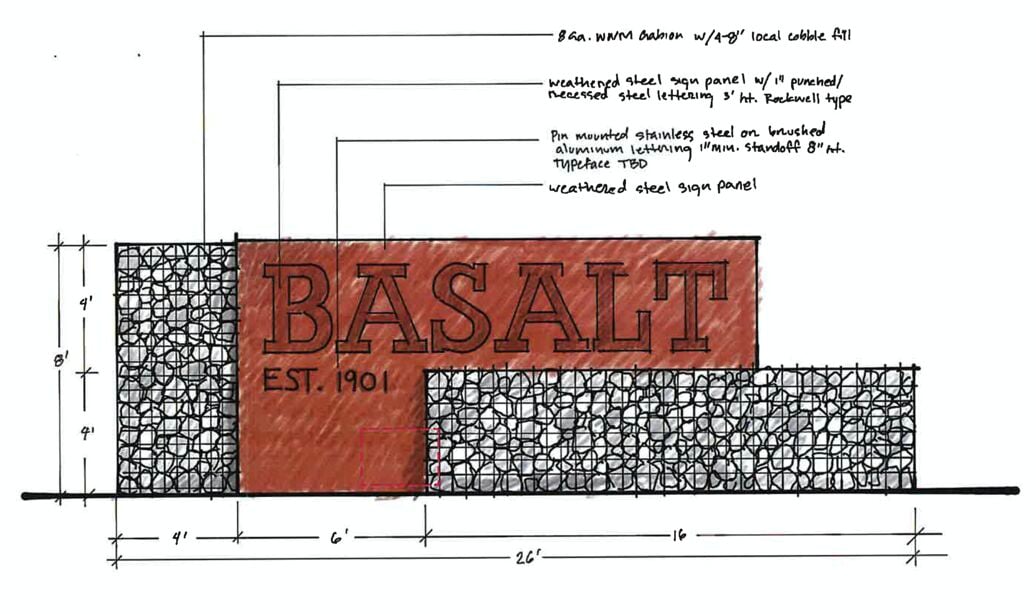 Basalt Town Council approves new design for east entrance sign | News ...