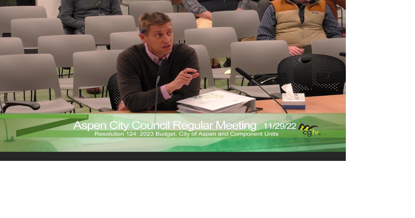 Aspen City Council approves 2023 budget | News | aspendailynews.com