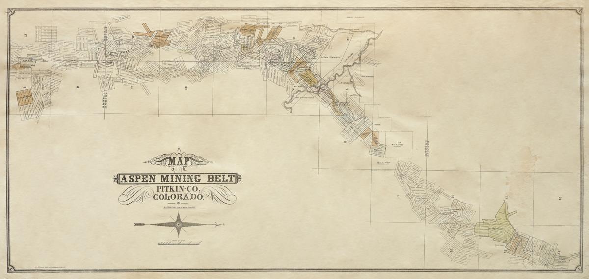 Gallery showing rare Aspen maps and mining-era treasures | Arts ...