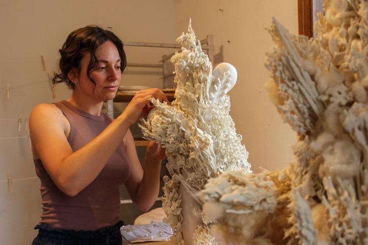 Intricate porcelain sculptures born out of winter | Arts ...