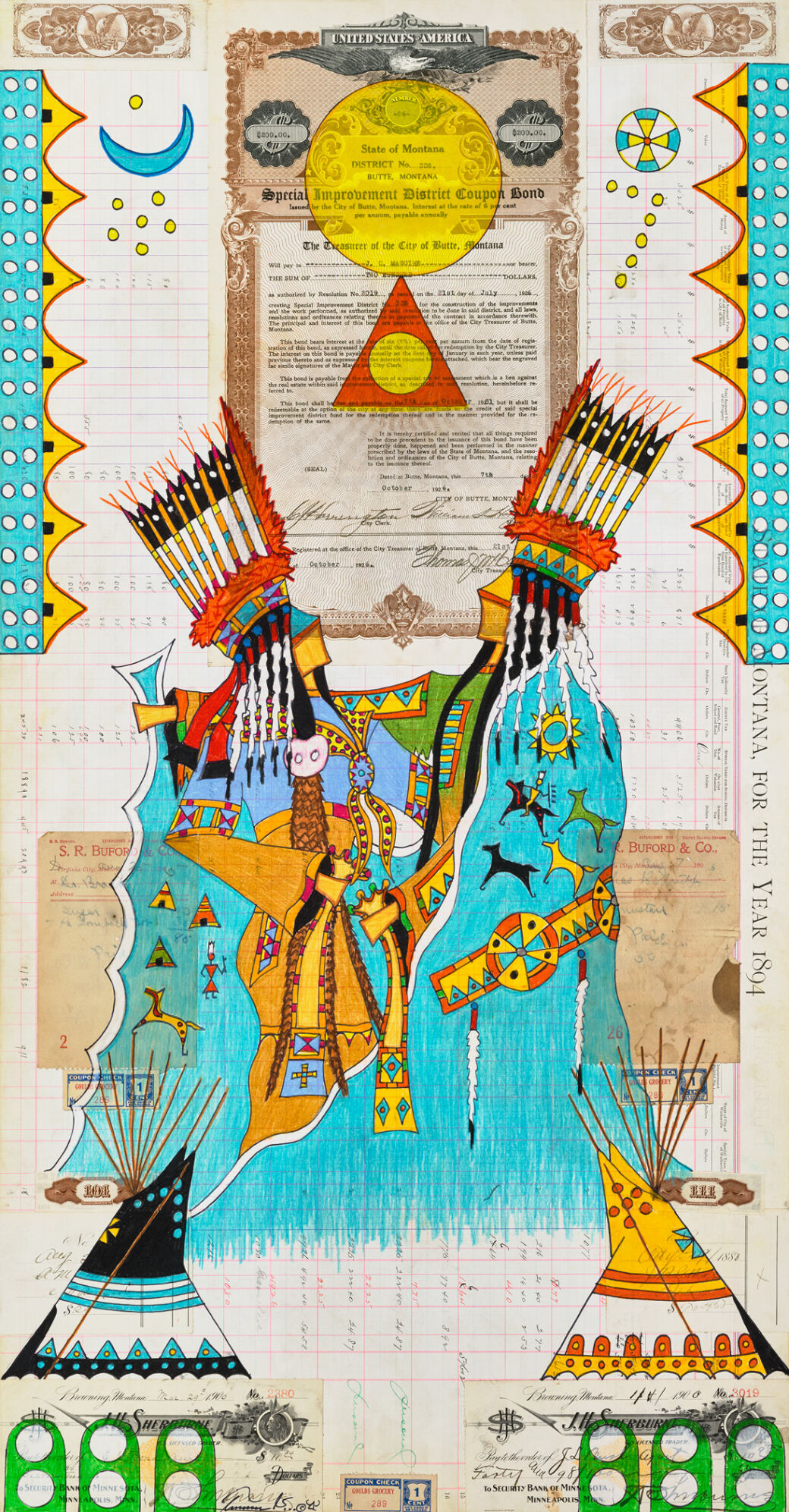 Native American ledger art exhibit featured in Anderson Ranch Holiday ...