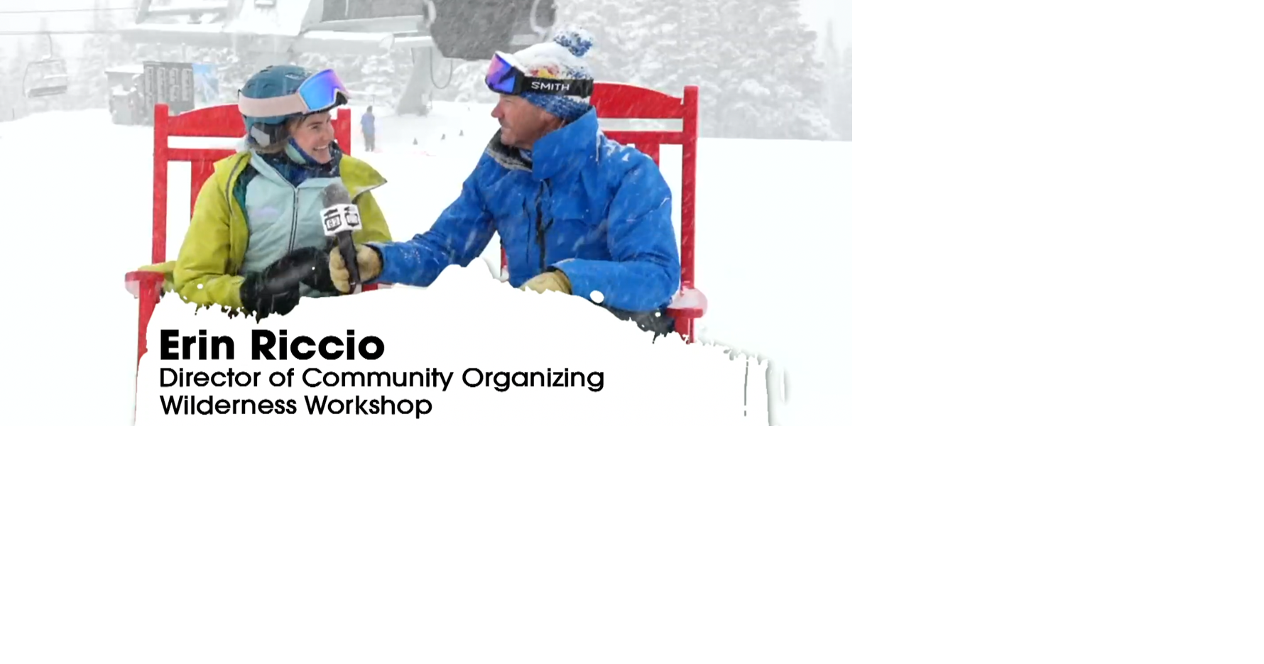 📺 Wilderness Workshop with Erin Riccio | Multimedia | aspendailynews.com