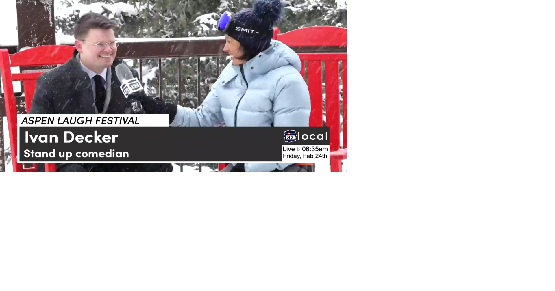 📺 Comedian Ivan Decker | Multimedia | aspendailynews.com