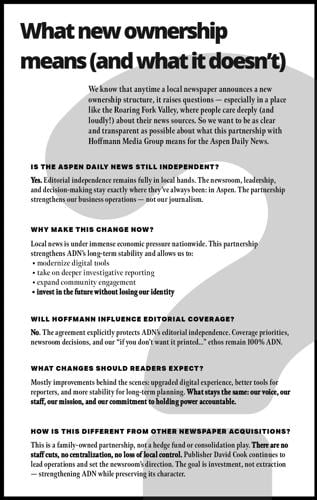 Cook: Why this decision, why now | Opinion | aspendailynews.com