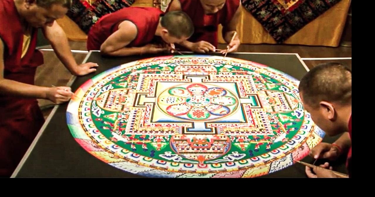 Pandemic means virtual meditation and sand mandalas; instead of ...