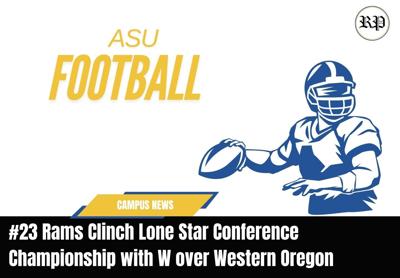 #23 Rams Clinch Lone Star Conference Championship with W over Western ...