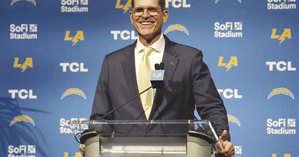 Harbaugh ready to resume chase of a Super Bowl title with Bolts ...