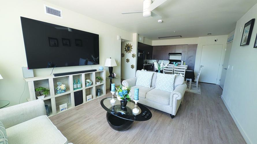 inside housing development