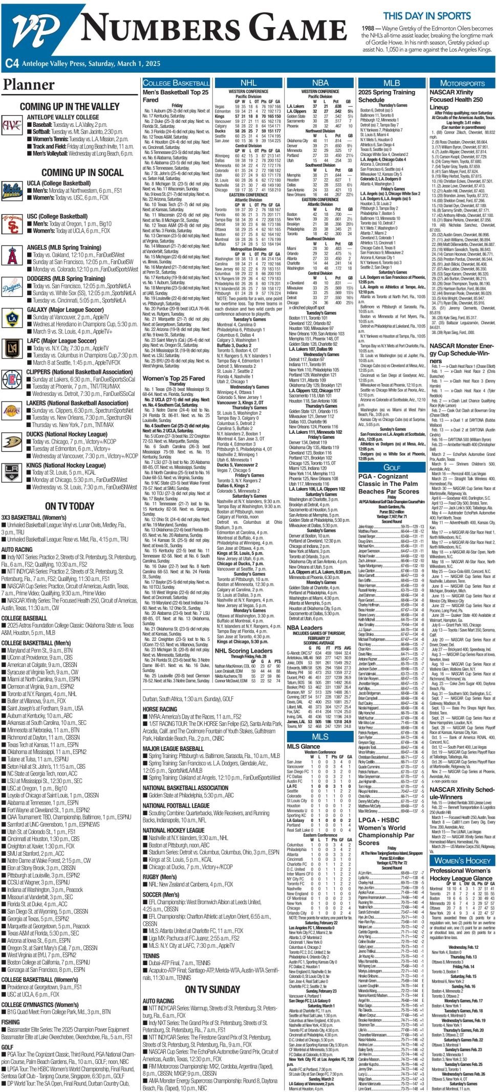 Numbers Game | Sports | avpress.com