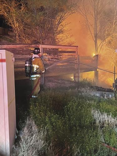 Smoldering coals cause Cal City fire | News | avpress.com