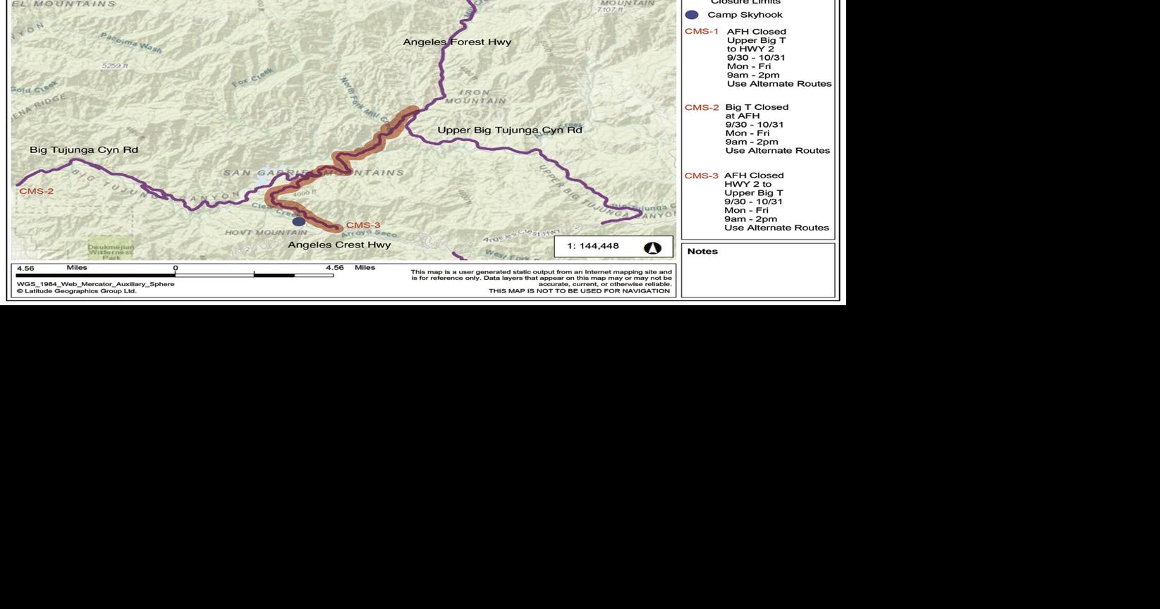 Angeles Forest Highway closures set next month | News | avpress.com