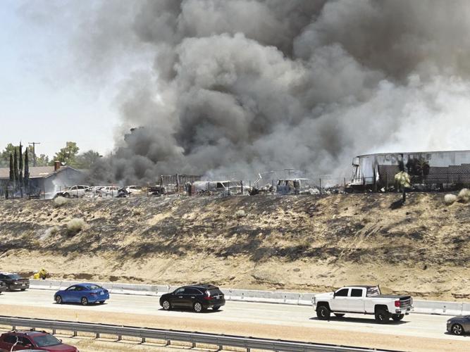 Fire chars Palmdale yard vehicles | News | avpress.com
