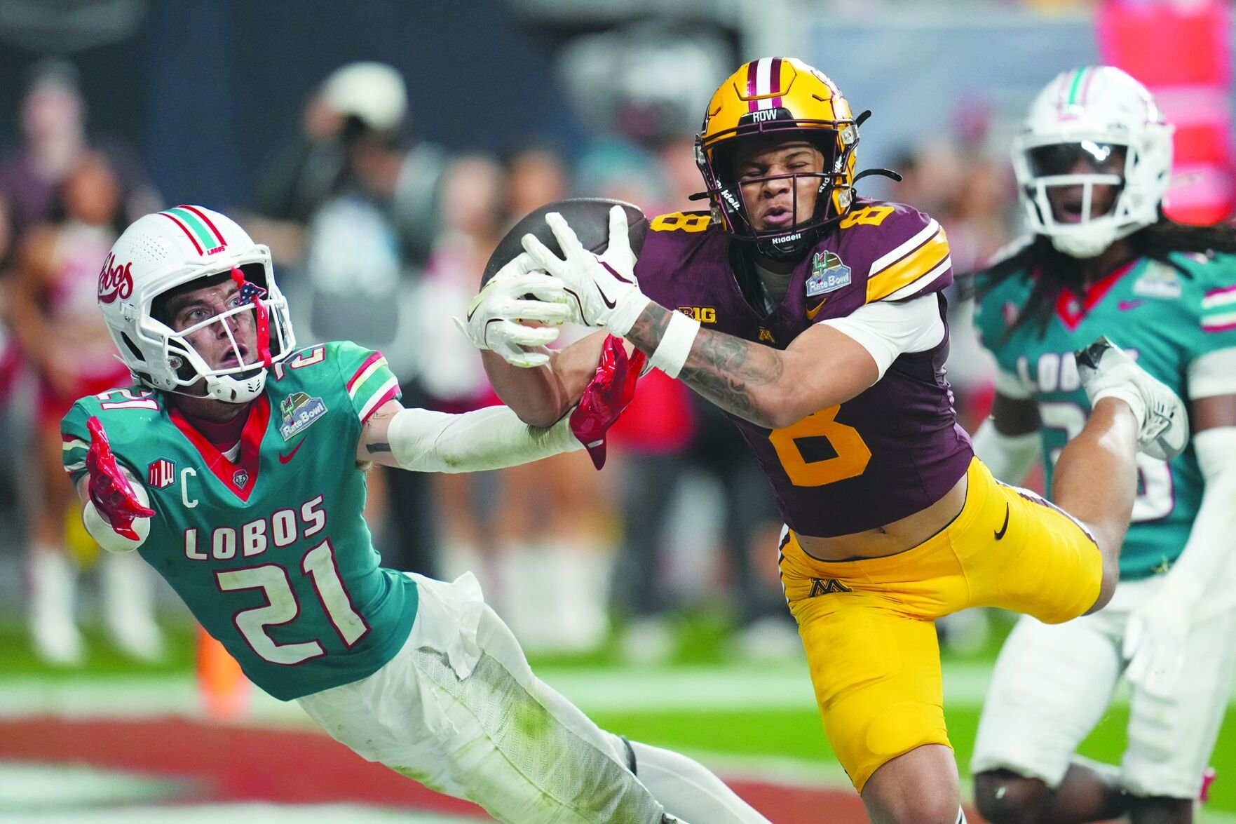 Smith’s diving TD catch in OT sends Minnesota past New Mexico | Sports ...
