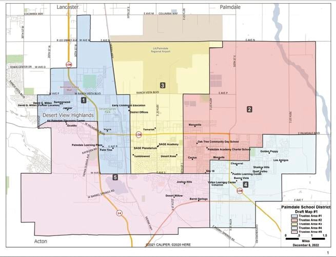 Palmdale District considers two draft trustee area maps | News ...
