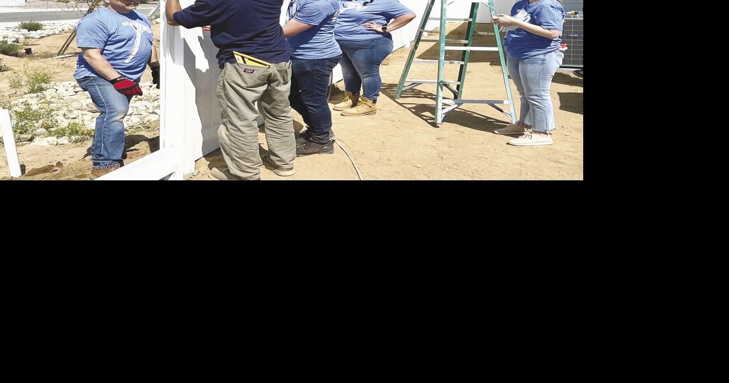 Volunteers gather to help build homes for veterans | News | avpress.com