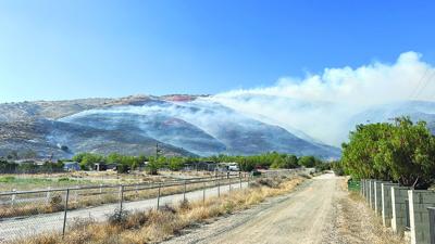 Fire burns over 400 acres in Acton | News | avpress.com