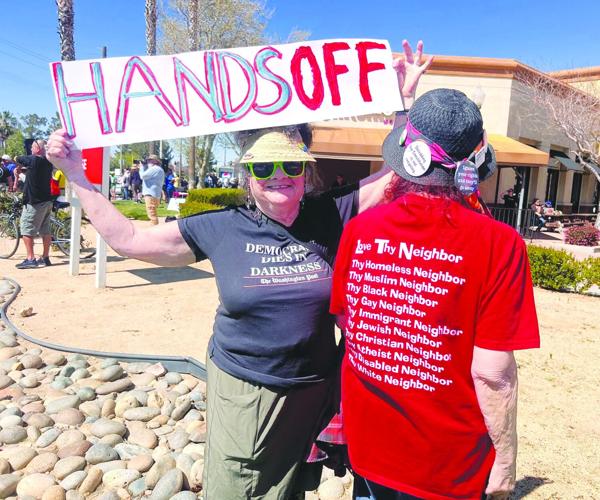 Local activists join Hands Off! protests | News | avpress.com