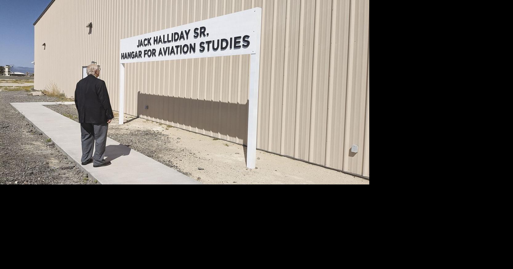 AV College dedicates hangar to Jack Halliday Sr. | News | avpress.com