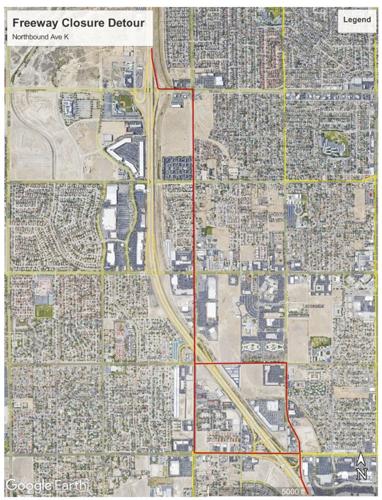 More closures scheduled on AV Freeway | News | avpress.com