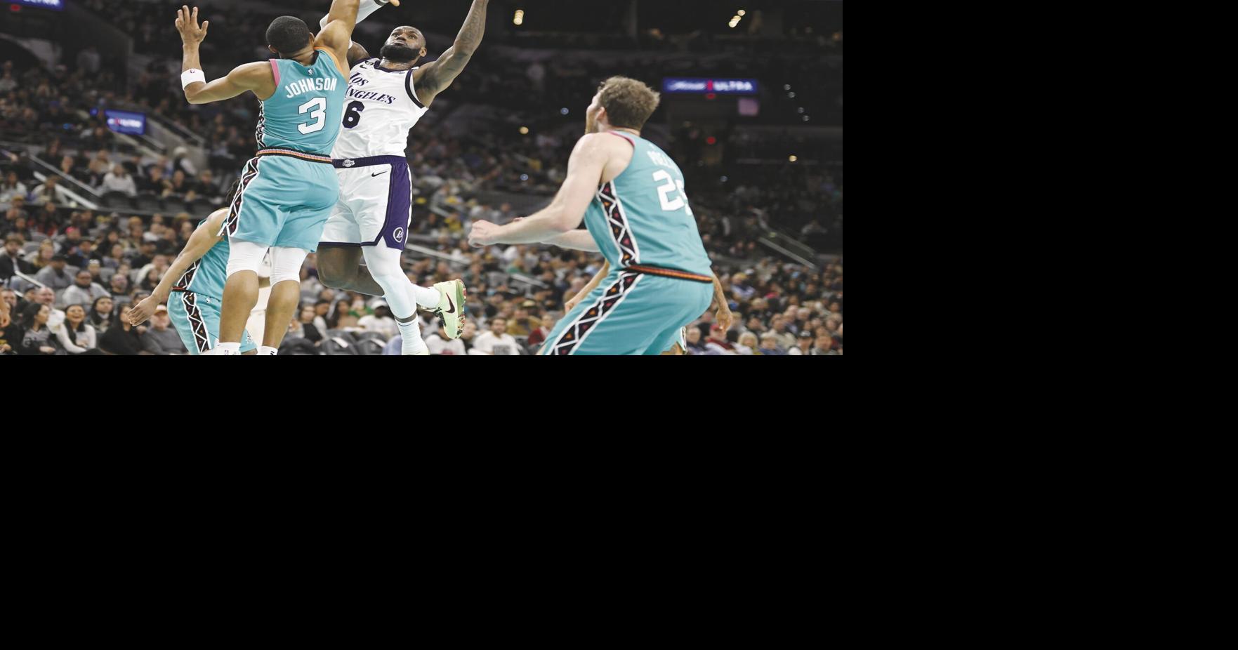 Lakers top Spurs in James’ return for first road victory | Sports ...