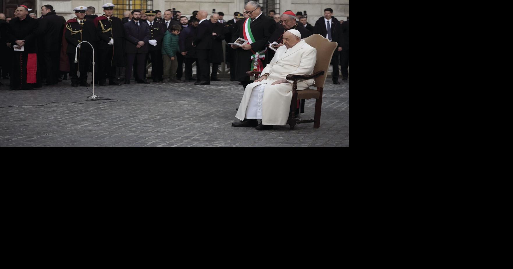 Pope makes his first public appearances since bronchitis | News ...