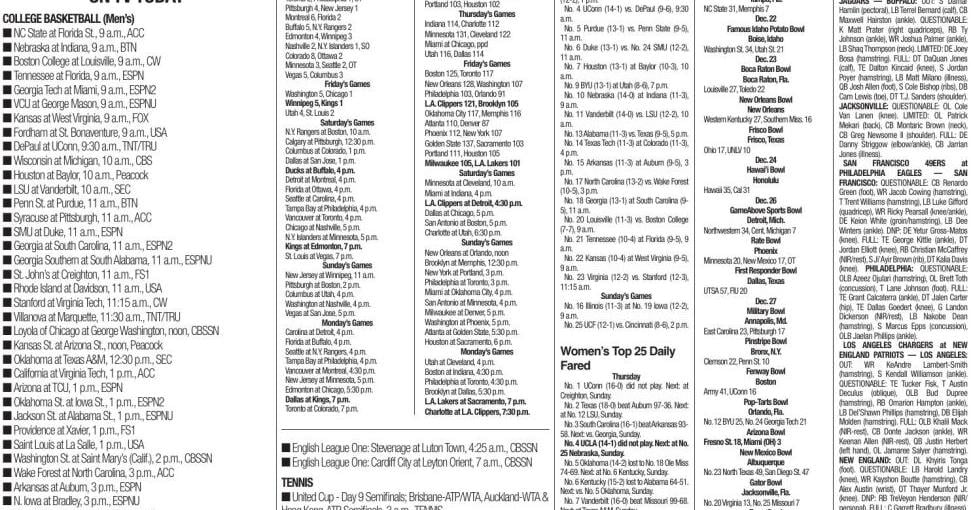 Numbers Game | Sports | avpress.com