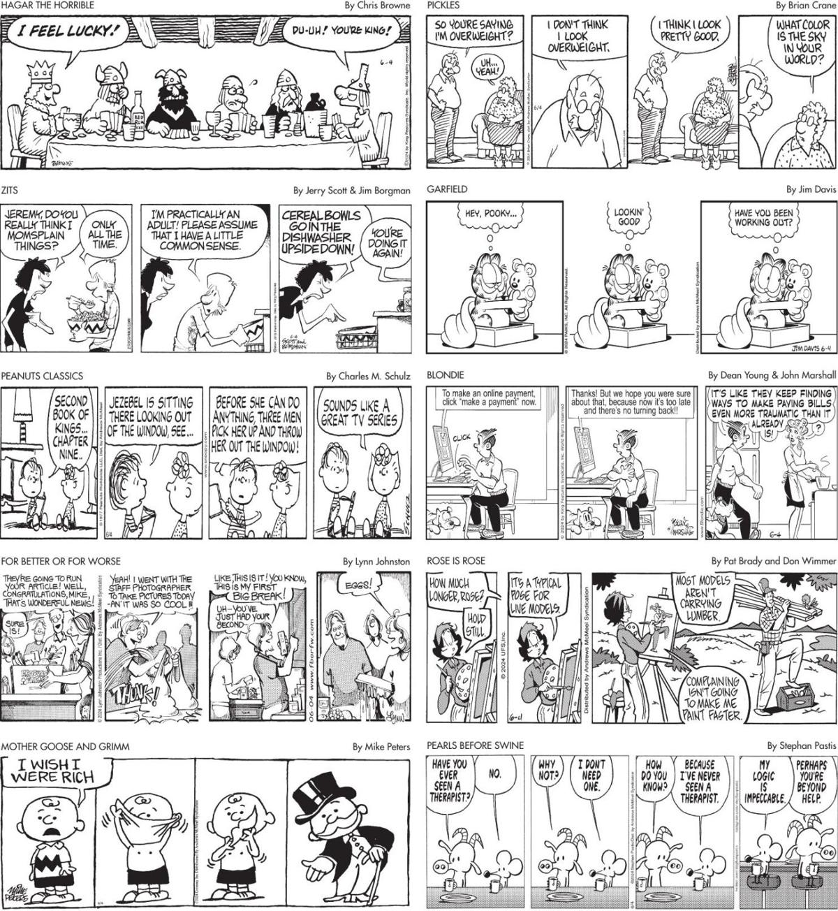 Comics, June 4, 2024 | Puzzles Comics | avpress.com