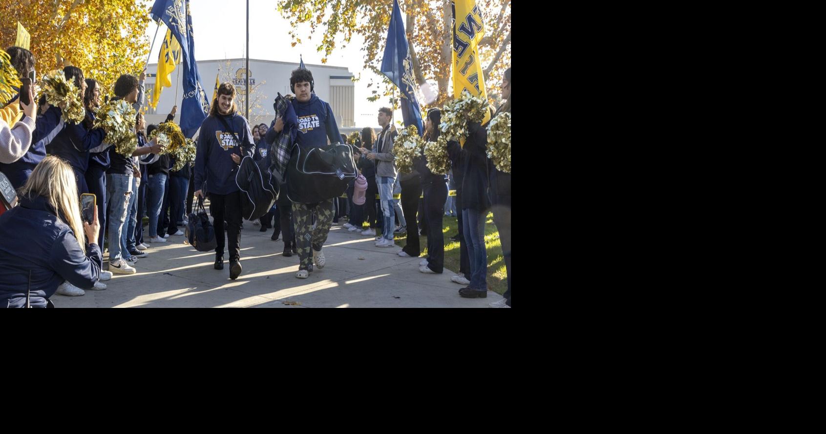 Shafter High celebrates football team as athletes head off to state ...