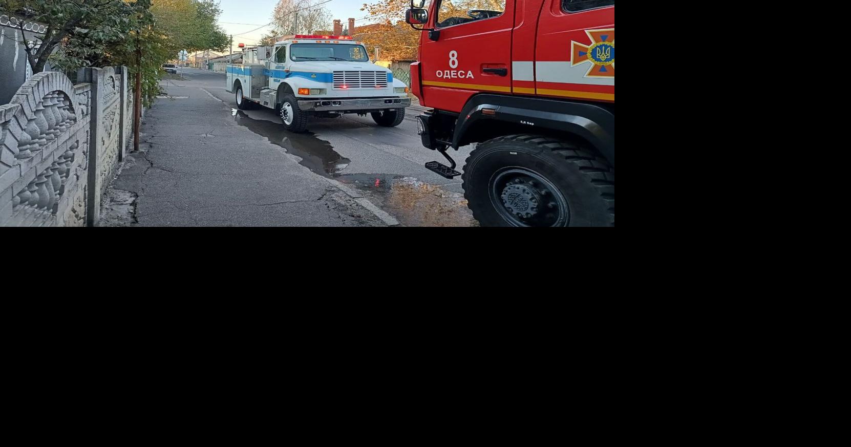 Fire engine donated by Kern County Fire now in Ukraine responding to ...