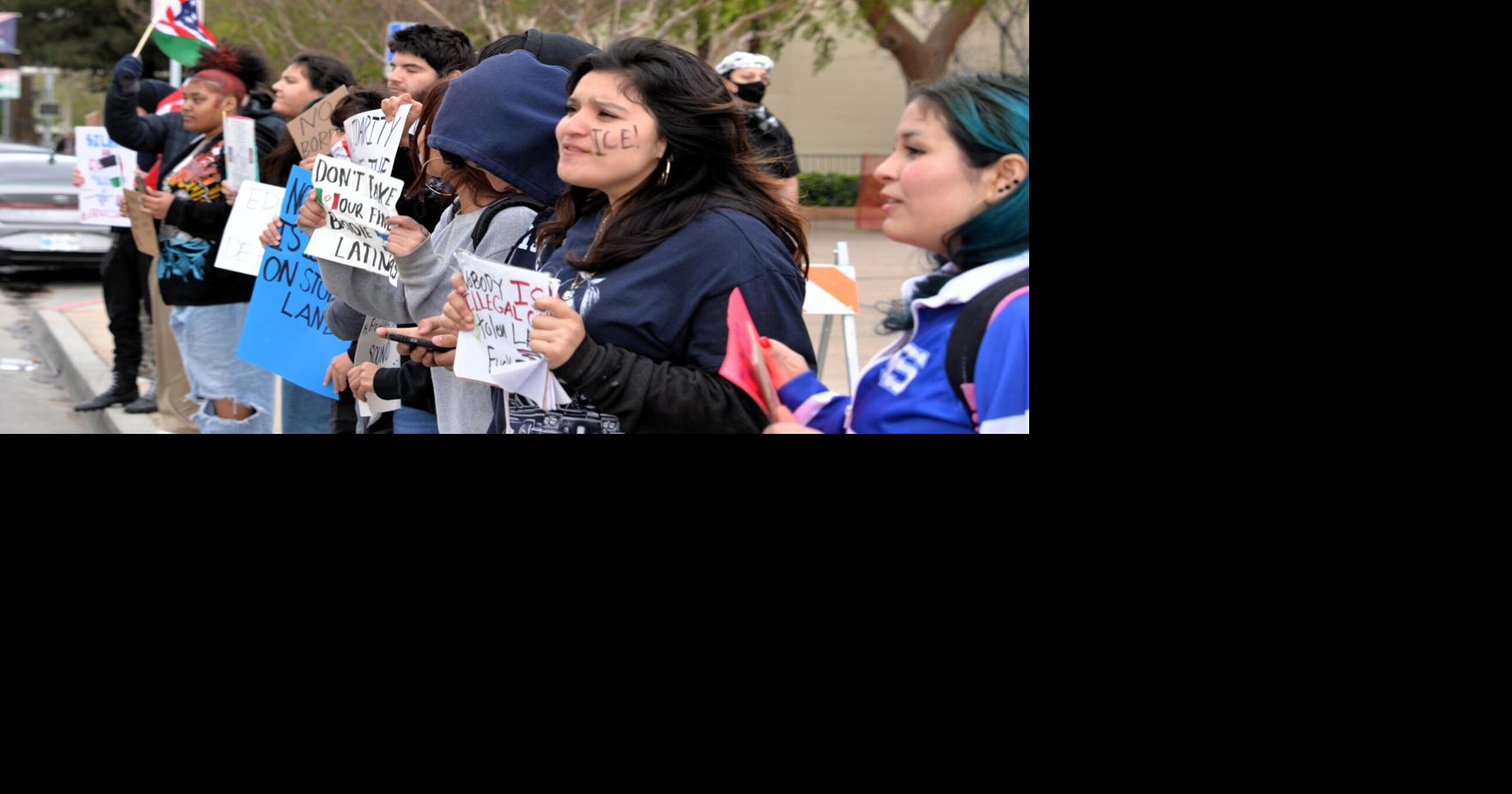 Students stage second walkout in protest of federal policies | News ...