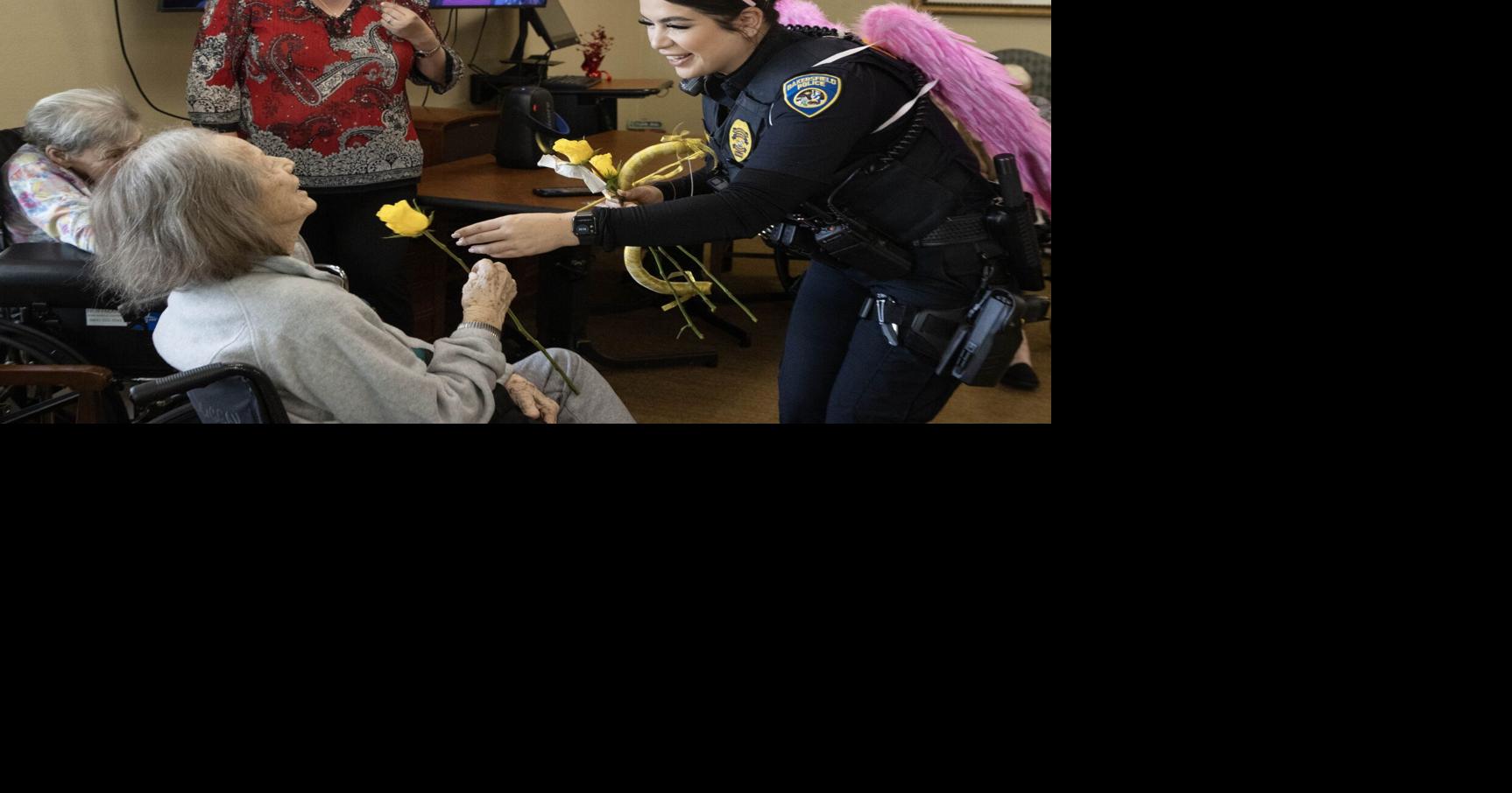 'Cupid Crew' of BPD officers delivers 350 long-stem roses to residents ...