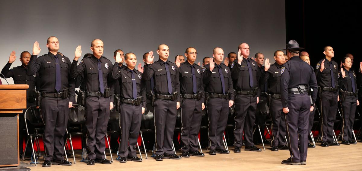 Bolstered by Measure N, 26 new officers graduate law enforcement ...