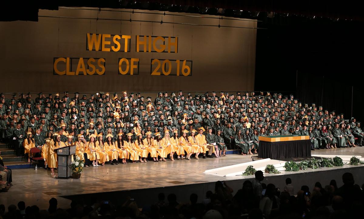West High School Class of 2016 Graduates Wednesday in Bakersfield ...