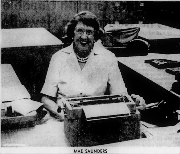 The scoop on Mae Saunders: Homegrown and venerated newspaperwoman of ...