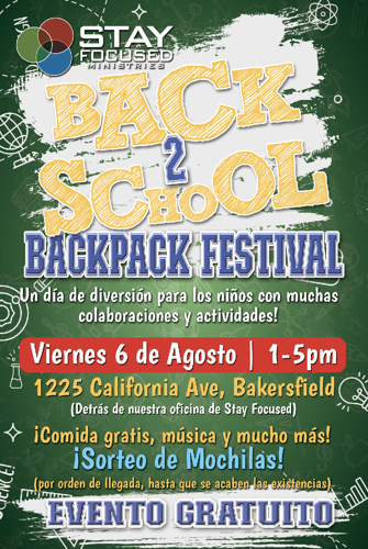 Stay Focused Ministries to hold backpack giveaway | Community Briefs ...