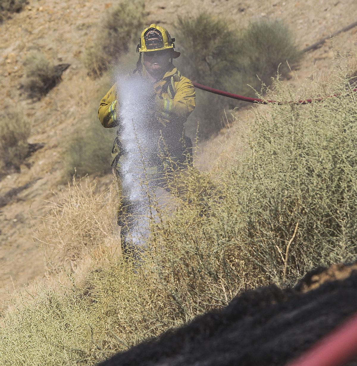 Five acres consumed by fire on Panorama Bluffs Wednesday afternoon ...