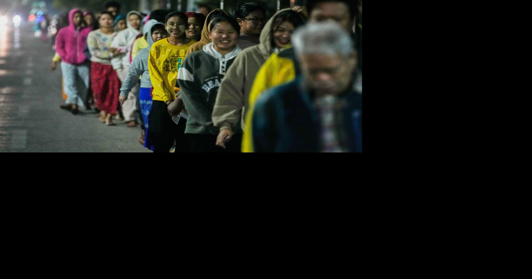 Myanmar holds second round of voting in first general election since ...