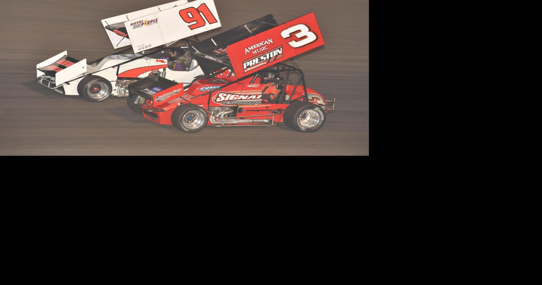 Wild finish results in Warf emerging with Sprint Car win at Kern County ...