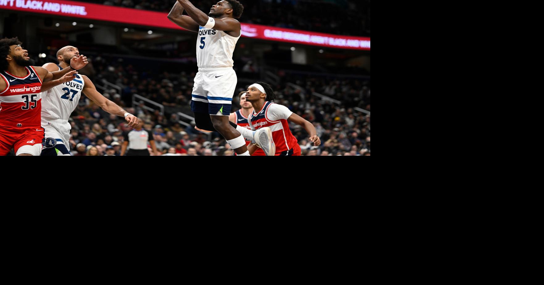 Anthony Edwards scores 35 points as Timberwolves rip Wizards, 141-115 ...