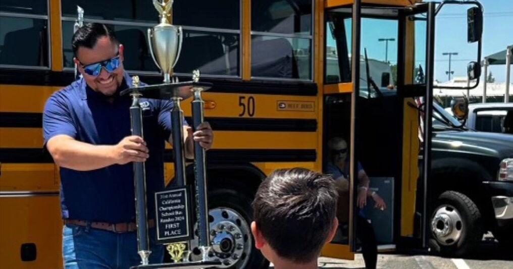 BCSD school bus driver takes second place in prestigious competition ...