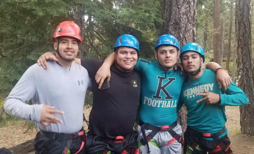 Kennedy football players attend team-building camp at Hume Lake | The ...